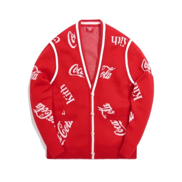 Kith | Sweaters | Authentic Kith X Coca Cola Mitchell Ness Cardigan ...